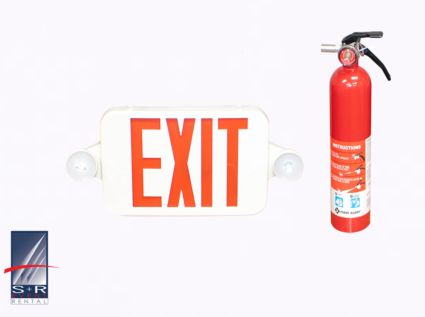 Safety Package 1-Exit Sign 1-Fire Ext. | Safety Package